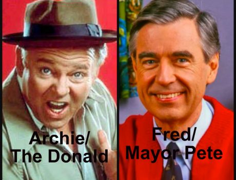 Archie Bunker vs Mr. Rogers